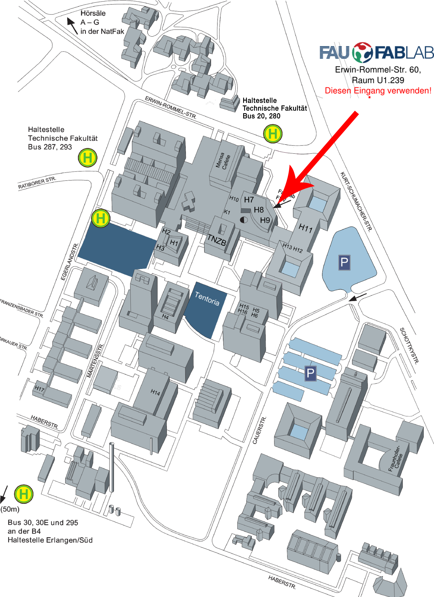 Kontakt und Anfahrt – FAU FabLab